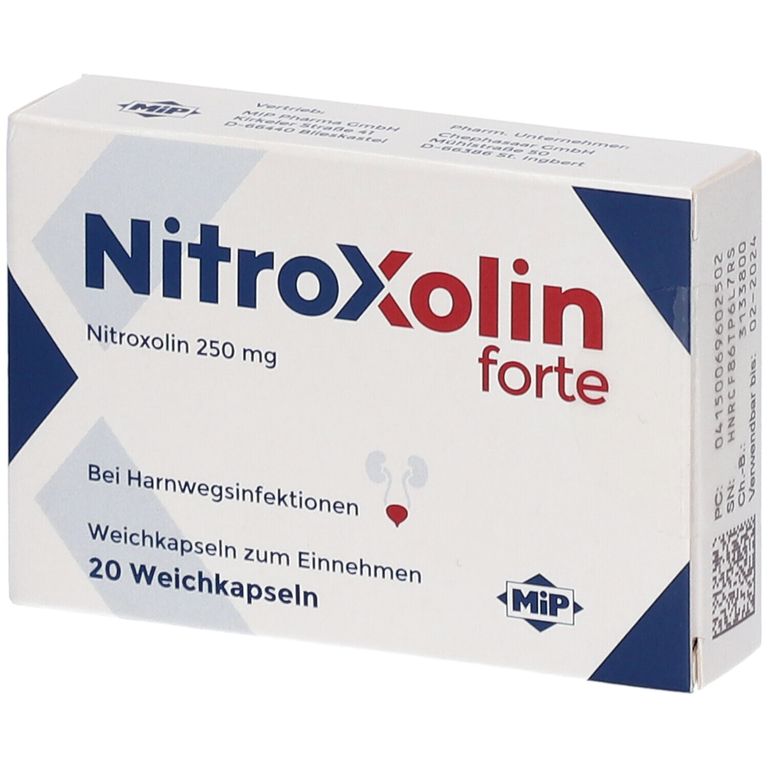Nitroxolin forte 250 mg 20 St mit dem E-Rezept kaufen - Shop Apotheke