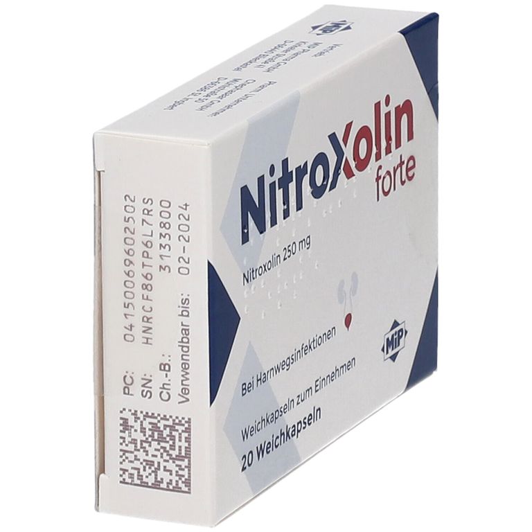 Nitroxolin forte 250 mg 20 St mit dem E-Rezept kaufen - Shop Apotheke