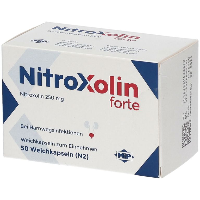 Nitroxolin forte 250 mg 50 St mit dem E-Rezept kaufen - Shop Apotheke