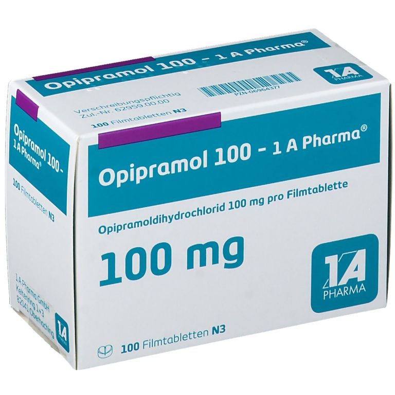 Opipramol 1A Pharma® 100Mg 100 St mit dem E-Rezept kaufen - Shop Apotheke