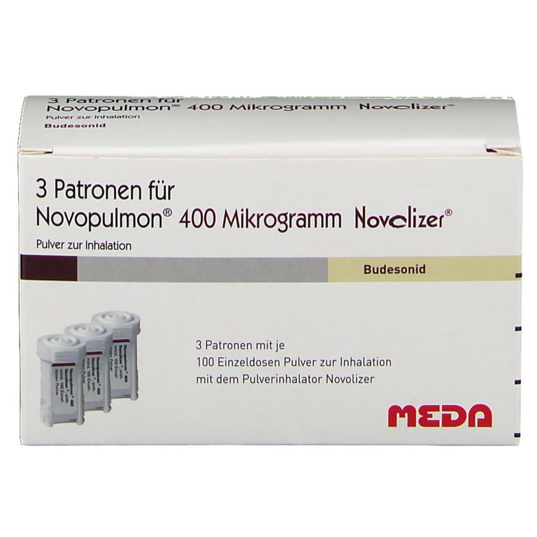 Novopulmon® 400 µg Novolizer® 3 Patronen 3x100 St mit dem E-Rezept ...