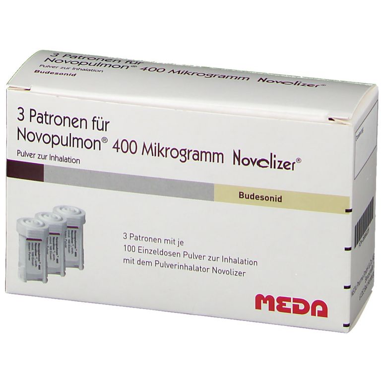 Novopulmon® 400 µg Novolizer® 3 Patronen 3x100 St mit dem E-Rezept ...