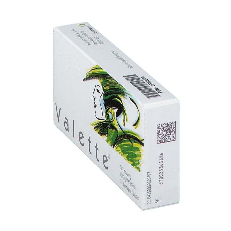 Valette® 0,03 mg/2 mg 21 St mit dem E-Rezept kaufen - Shop Apotheke