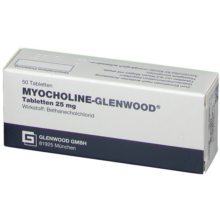 MYOCHOLINE-GLENWOOD® 25 mg 50 St mit dem E-Rezept kaufen - Shop Apotheke