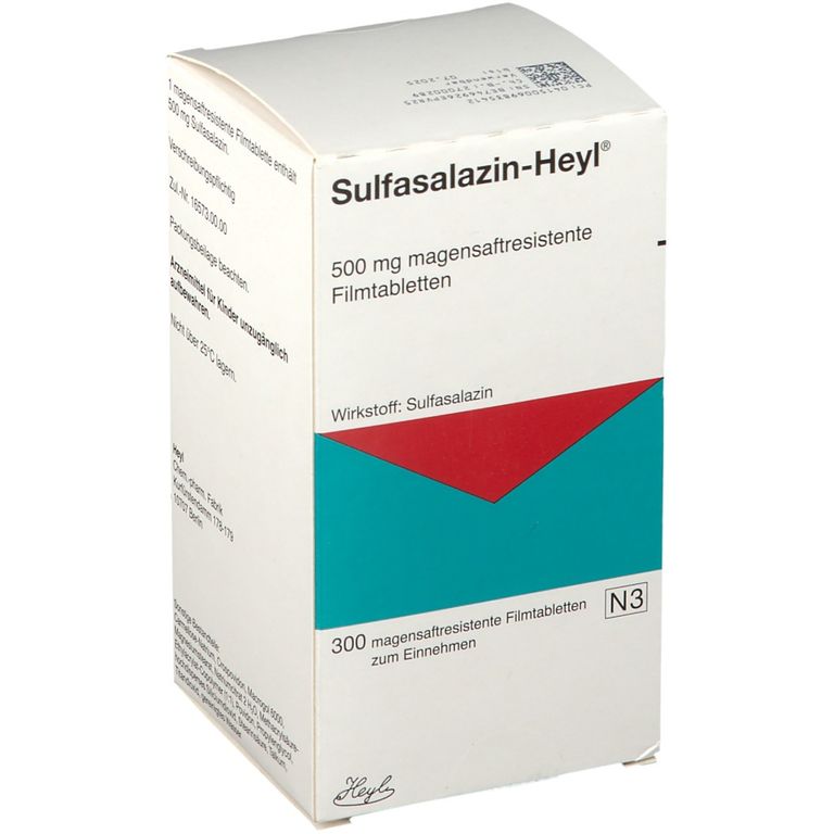 Sulfasalazin-Heyl® 500 mg 300 St mit dem E-Rezept kaufen - Shop Apotheke