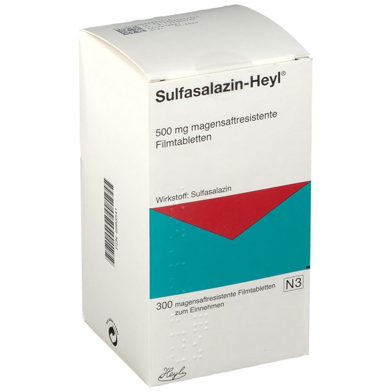 Sulfasalazin-Heyl® 500 mg 300 St mit dem E-Rezept kaufen - Shop Apotheke