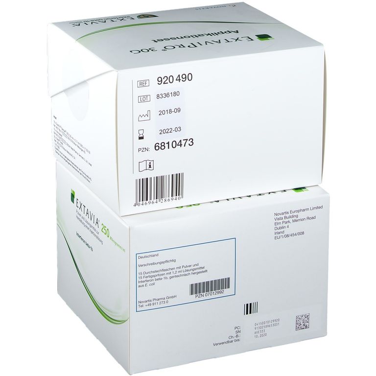 Extavia® 250 µg/ml 15 St mit dem E-Rezept kaufen - Shop Apotheke