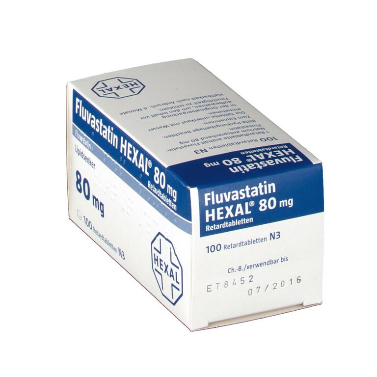 Fluvastatin HEXAL® 80 mg 100 St mit dem E-Rezept kaufen - Shop Apotheke