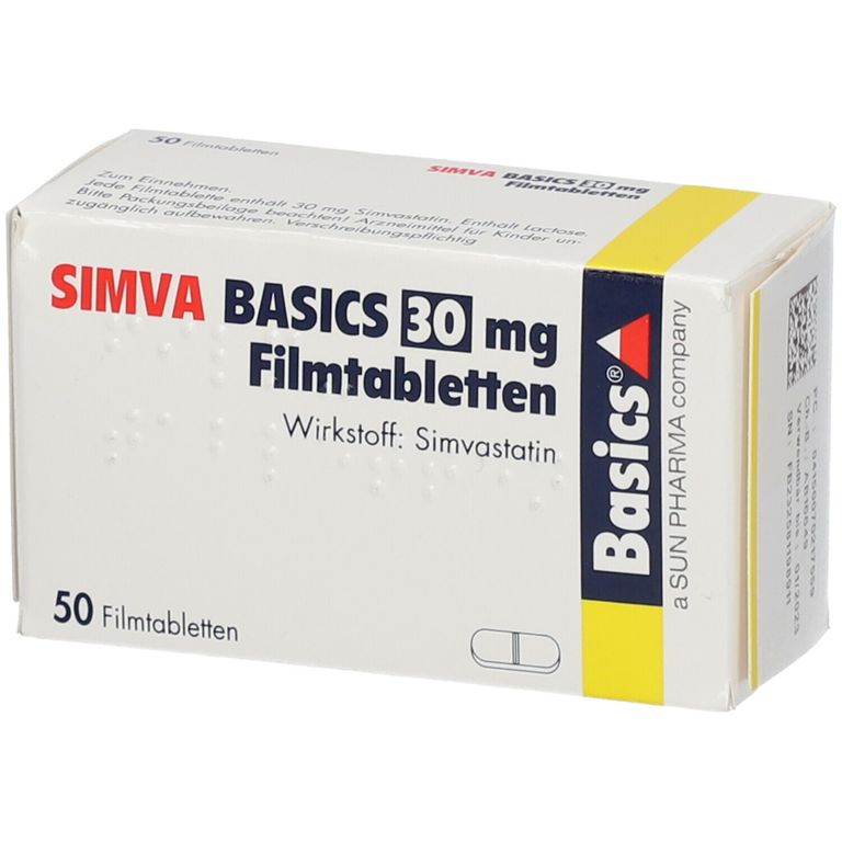 SIMVA BASICS 30 mg 50 St mit dem E-Rezept kaufen - Shop Apotheke