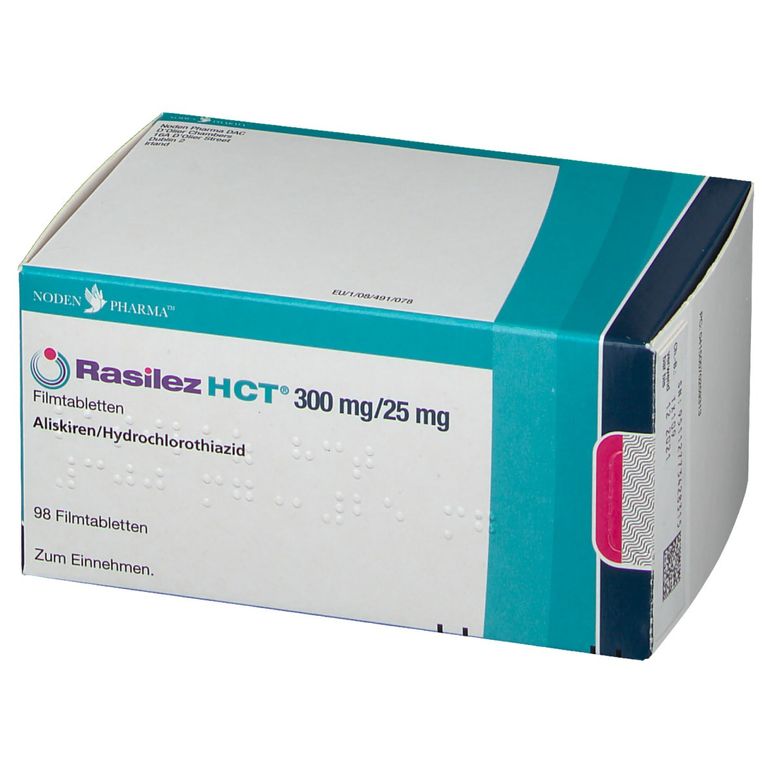 Rasilez HCT® 300 mg/25 mg 98 St mit dem E-Rezept kaufen - Shop Apotheke