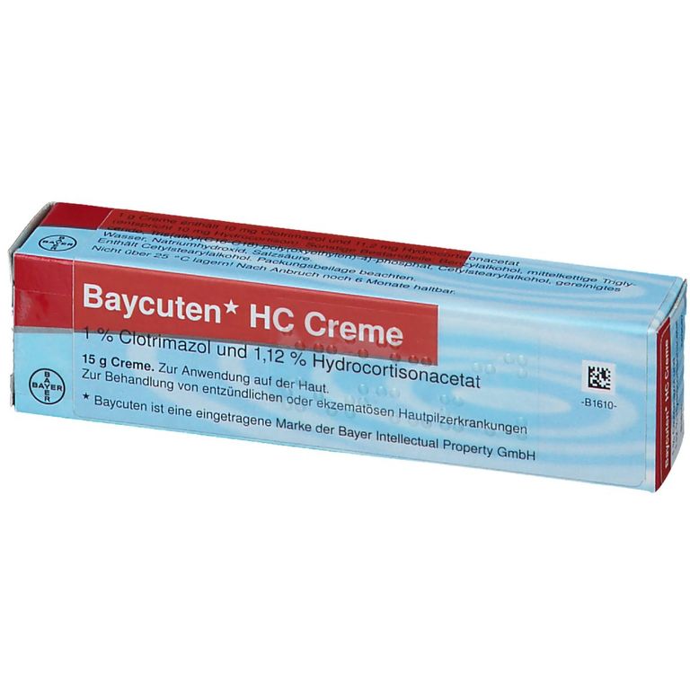 BAYCUTEN HC Creme 15 g mit dem E-Rezept kaufen - Shop Apotheke