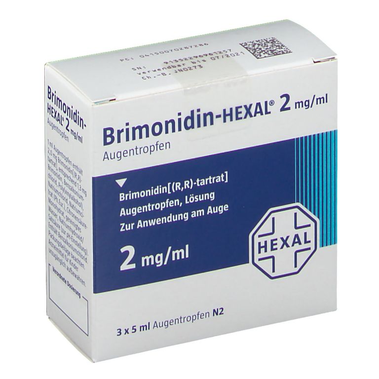 Brimonidin HEXAL® 2 mg/ml Augentropfen 3x5 ml mit dem E-Rezept kaufen ...