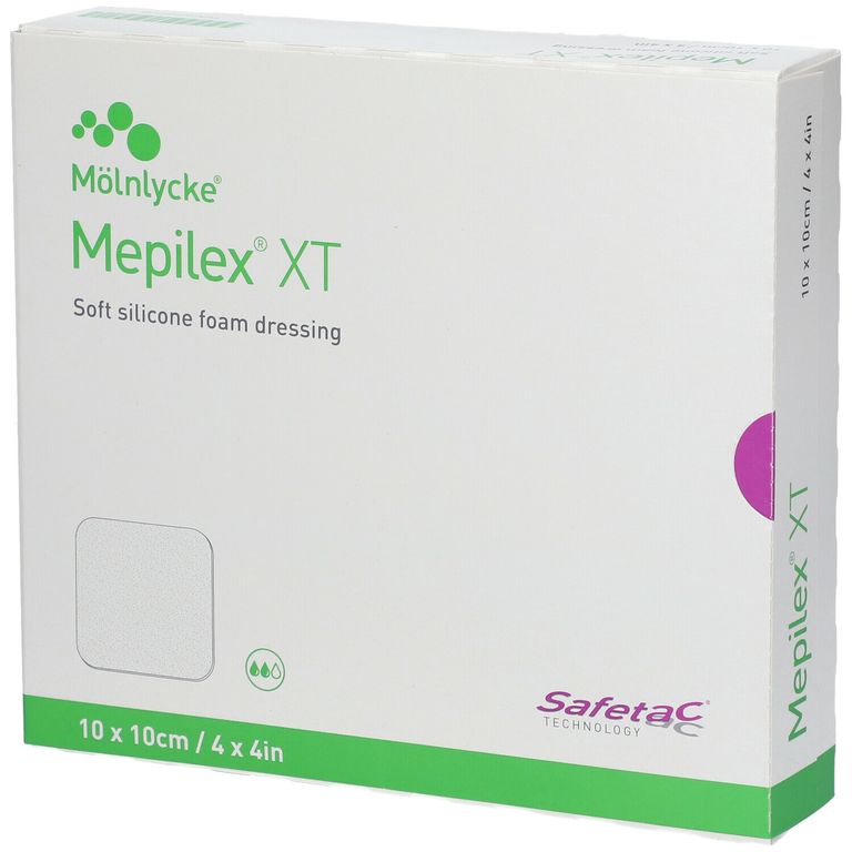Mepilex® XT 10 x 10 cm 5 St - Shop Apotheke