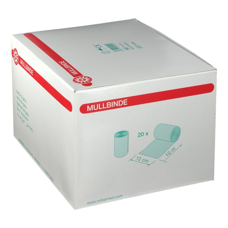 Mullbinde 10 m x 12 cm 20 St - Shop Apotheke