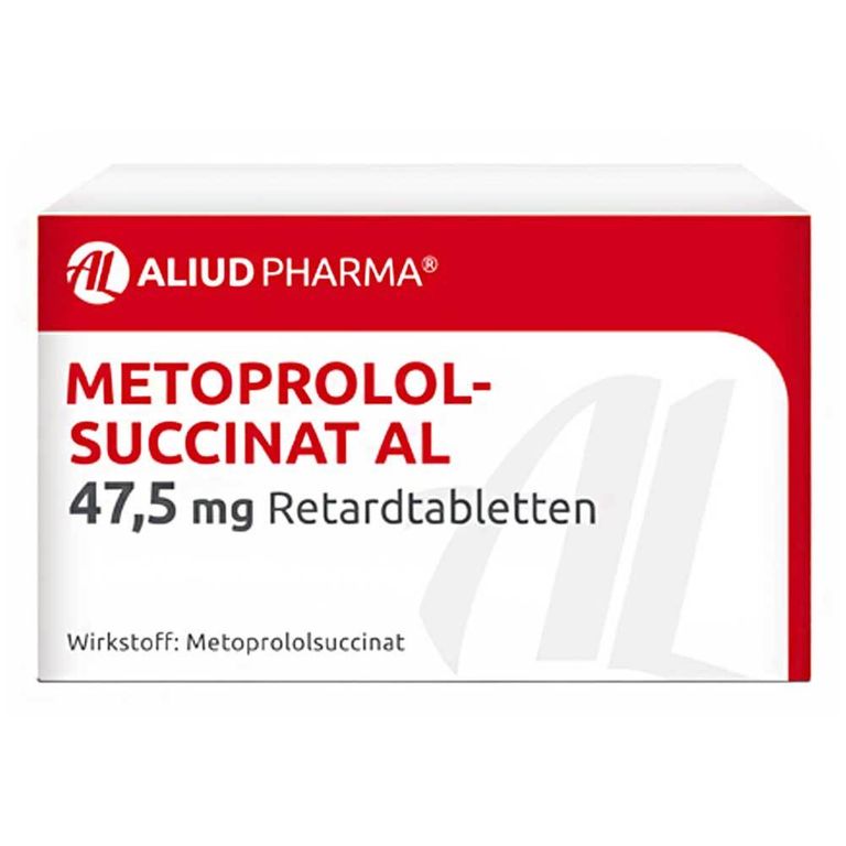 Metoprololsuccinat AL 47,5 mg 30 St mit dem E-Rezept kaufen - Shop Apotheke