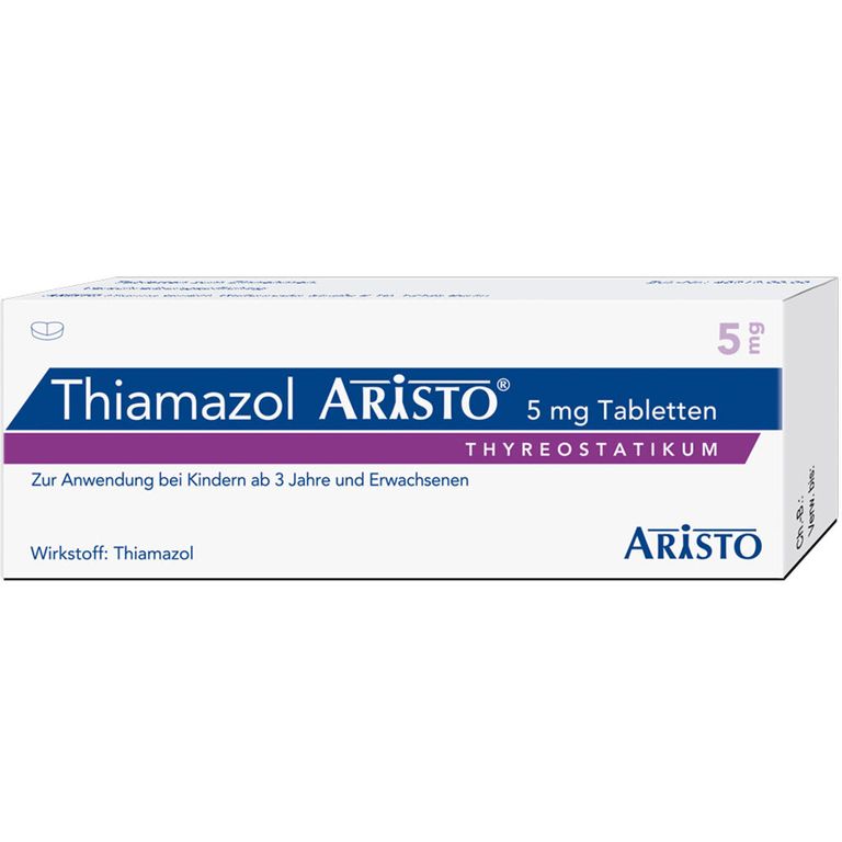 Thiamazol Aristo® 5 mg 100 St mit dem E-Rezept kaufen - Shop Apotheke