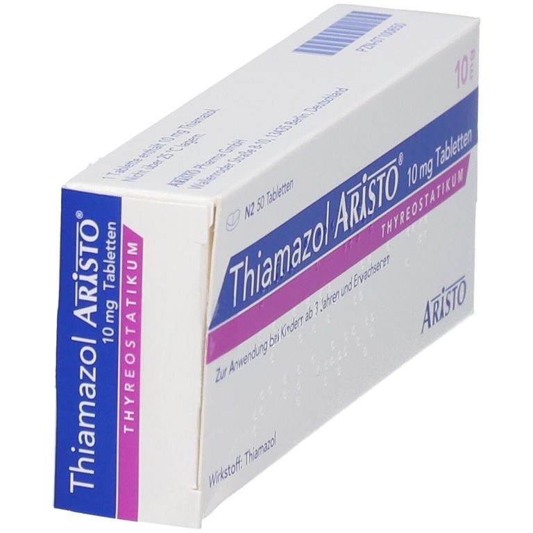 Thiamazol Aristo® 10 mg 50 St mit dem E-Rezept kaufen - Shop Apotheke