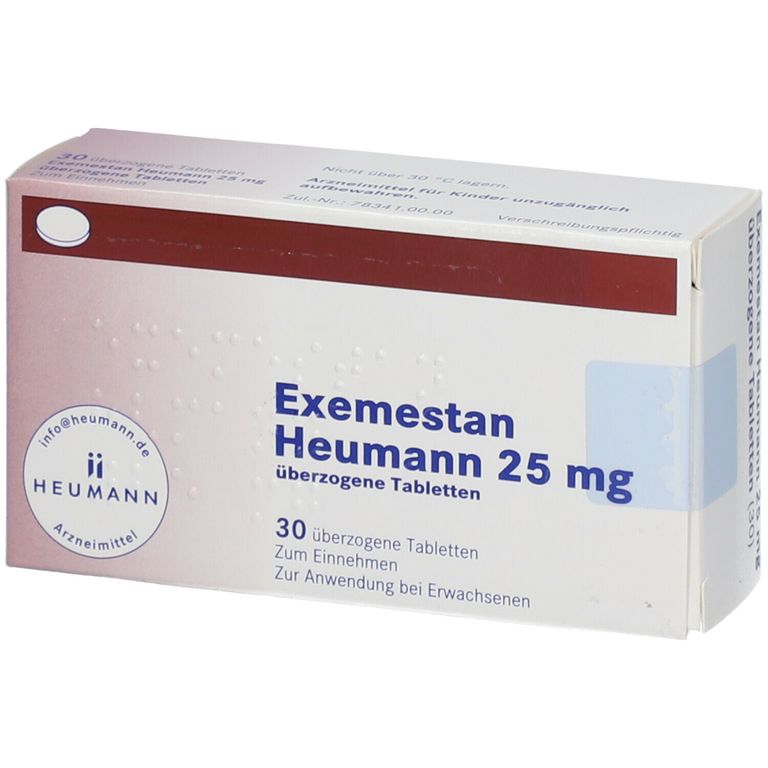 Exemestan Heumann 25 mg 30 St mit dem E-Rezept kaufen - Shop Apotheke
