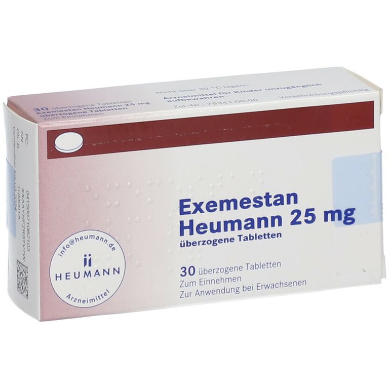 Exemestan Heumann 25 mg 30 St mit dem E-Rezept kaufen - Shop Apotheke
