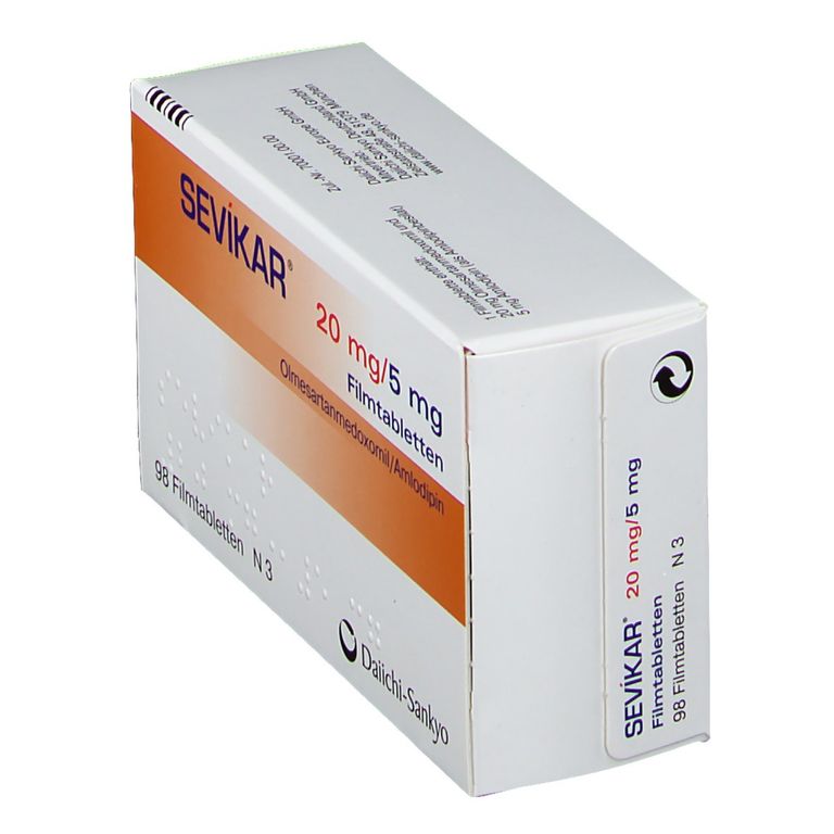 SEVIKAR® 20 mg/5 mg 98 St mit dem E-Rezept kaufen - Shop Apotheke