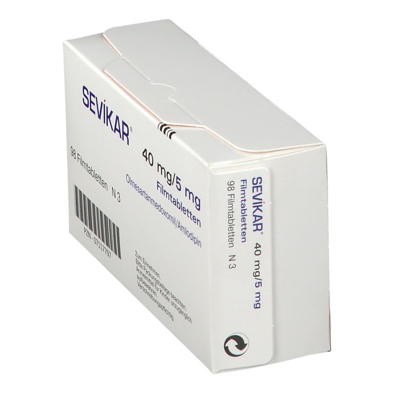 SEVIKAR® 40 mg/5 mg 98 St mit dem E-Rezept kaufen - Shop Apotheke
