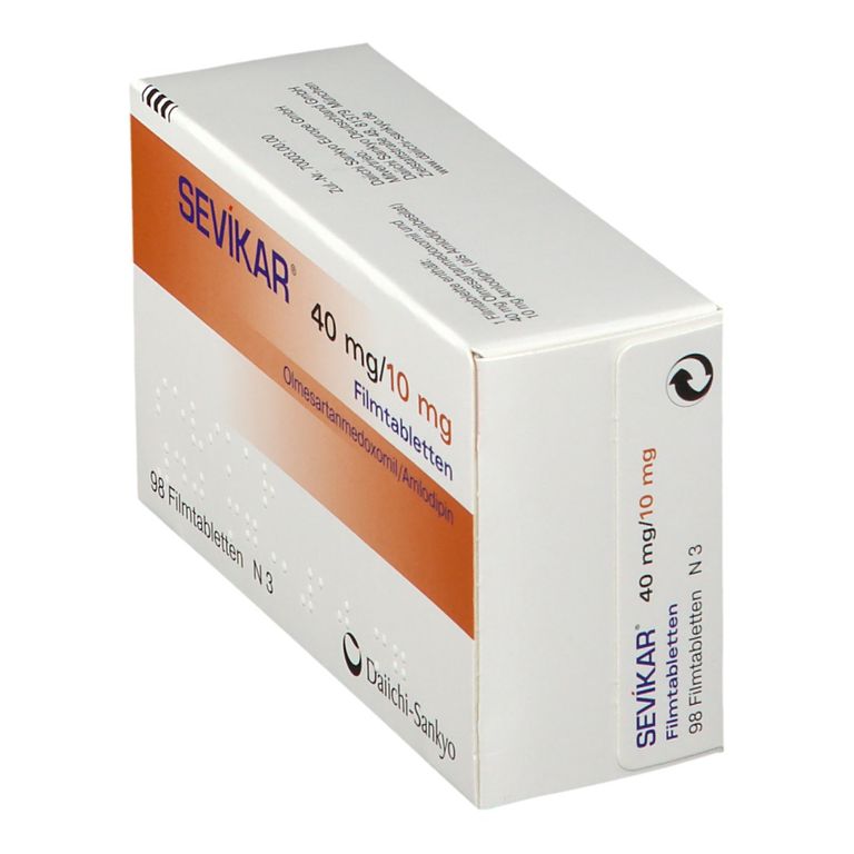 SEVIKAR® 40 mg/10 mg 98 St mit dem E-Rezept kaufen - Shop Apotheke