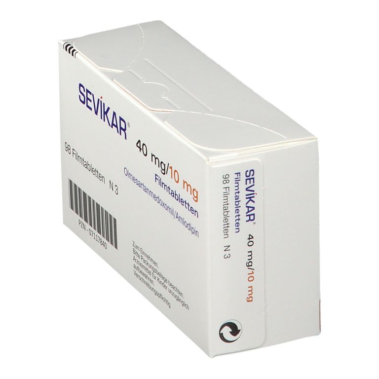 SEVIKAR® 40 mg/10 mg 98 St mit dem E-Rezept kaufen - Shop Apotheke