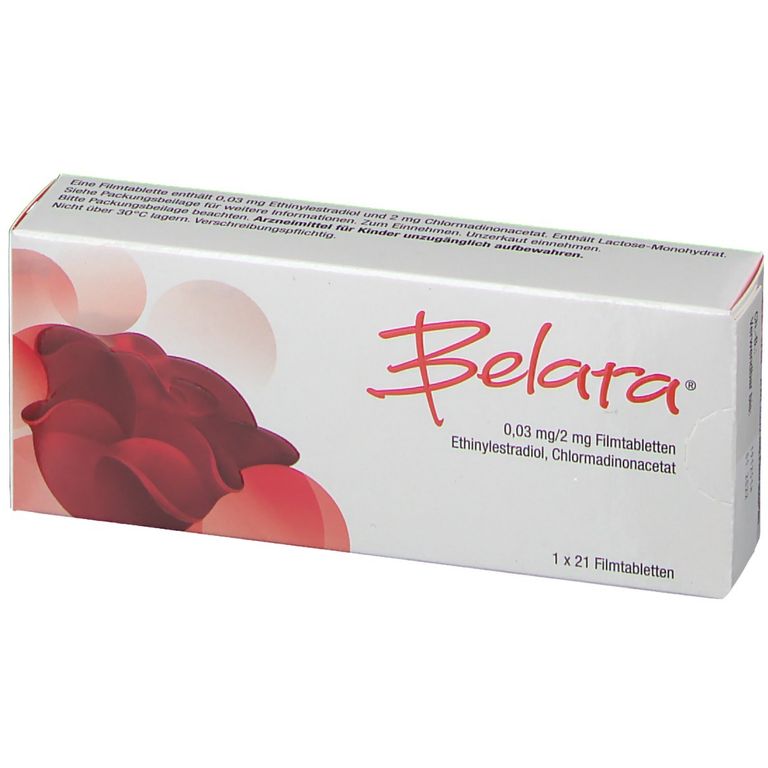 Belara® 0,03 mg/2 mg 21 St mit dem E-Rezept kaufen - Shop Apotheke