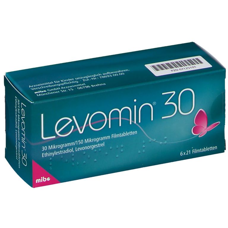 Levomin 30 30 µg/150 µg 6x21 St mit dem E-Rezept kaufen - Shop Apotheke