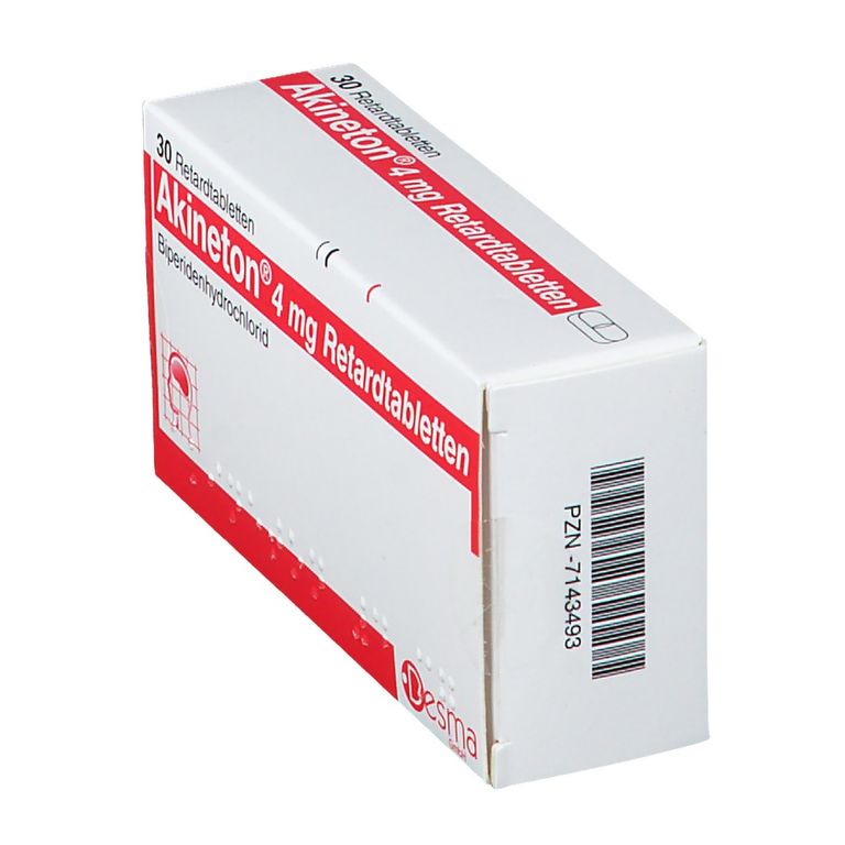 Akineton® 4 mg 30 St mit dem E-Rezept kaufen - Shop Apotheke