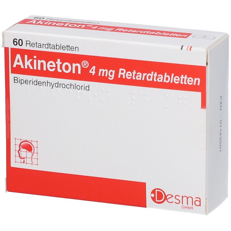 Akineton® 4 mg 60 St mit dem E-Rezept kaufen - Shop Apotheke