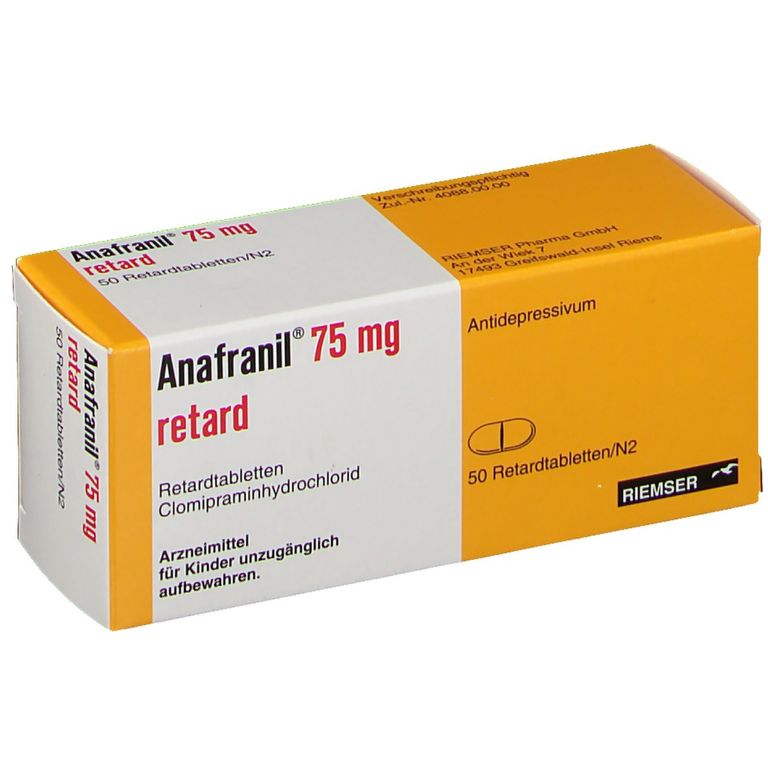 Anafranil® 75 mg 50 St mit dem E-Rezept kaufen - Shop Apotheke