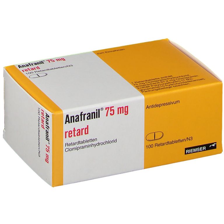 Anafranil® 75 mg retard 100 St mit dem E-Rezept kaufen - Shop Apotheke