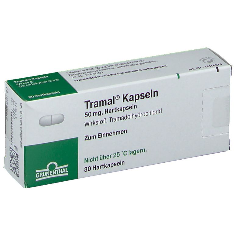 Tramal® Kapseln 50 mg 30 St mit dem E-Rezept kaufen - Shop Apotheke