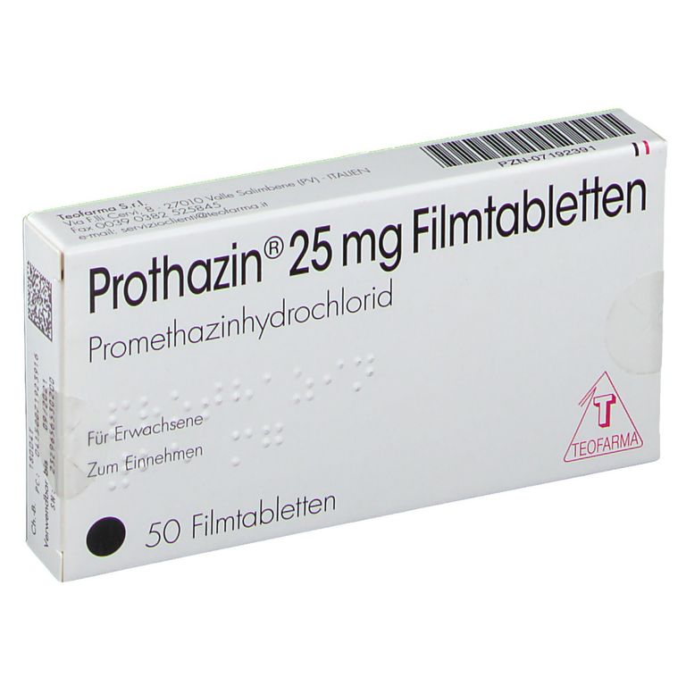 Prothazin® 25 mg 50 St mit dem E-Rezept kaufen - Shop Apotheke
