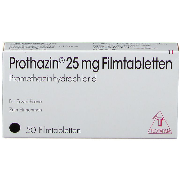Prothazin® 25 mg 50 St mit dem E-Rezept kaufen - Shop Apotheke