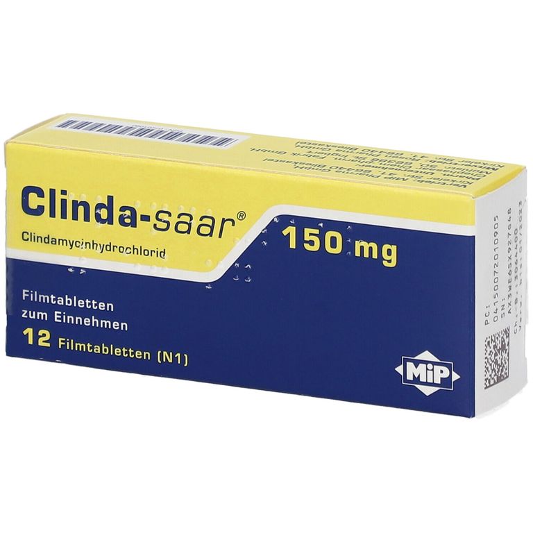 Clinda-saar® 150 mg 12 St mit dem E-Rezept kaufen - Shop Apotheke