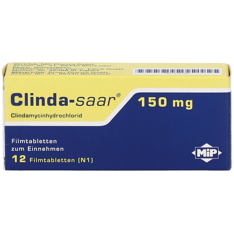 Clinda-saar® 150 mg 12 St mit dem E-Rezept kaufen - Shop Apotheke