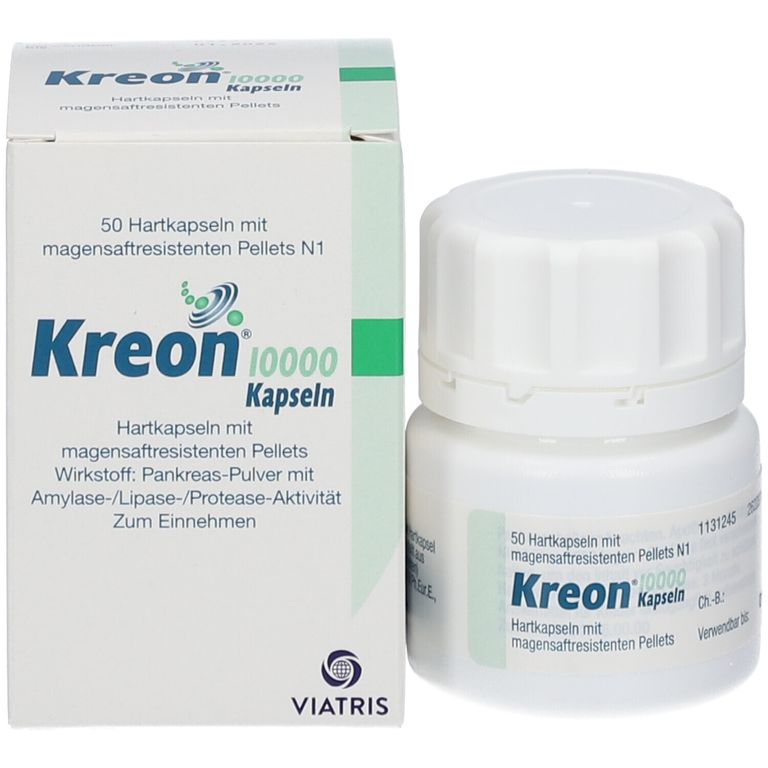 Kreon® 10 000 Kapseln 50 St - Shop Apotheke