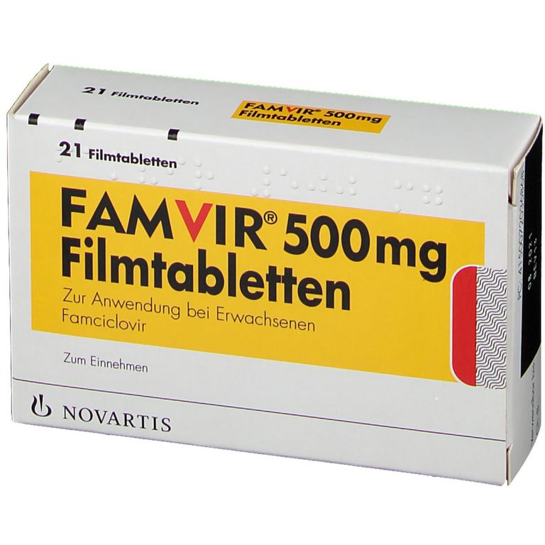 FAMVIR® 500 mg 21 St mit dem E-Rezept kaufen - Shop Apotheke
