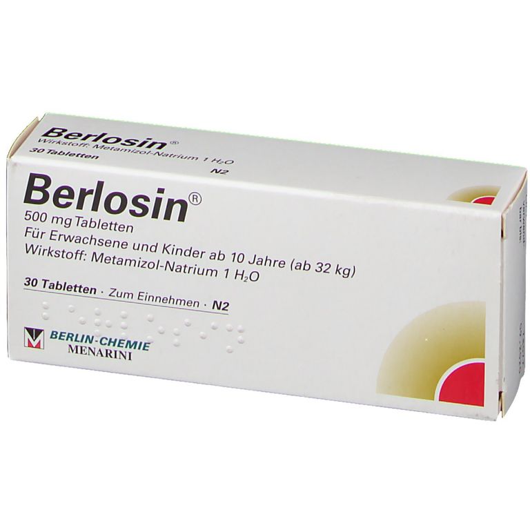 Berlosin® 500 mg 30 St mit dem E-Rezept kaufen - Shop Apotheke