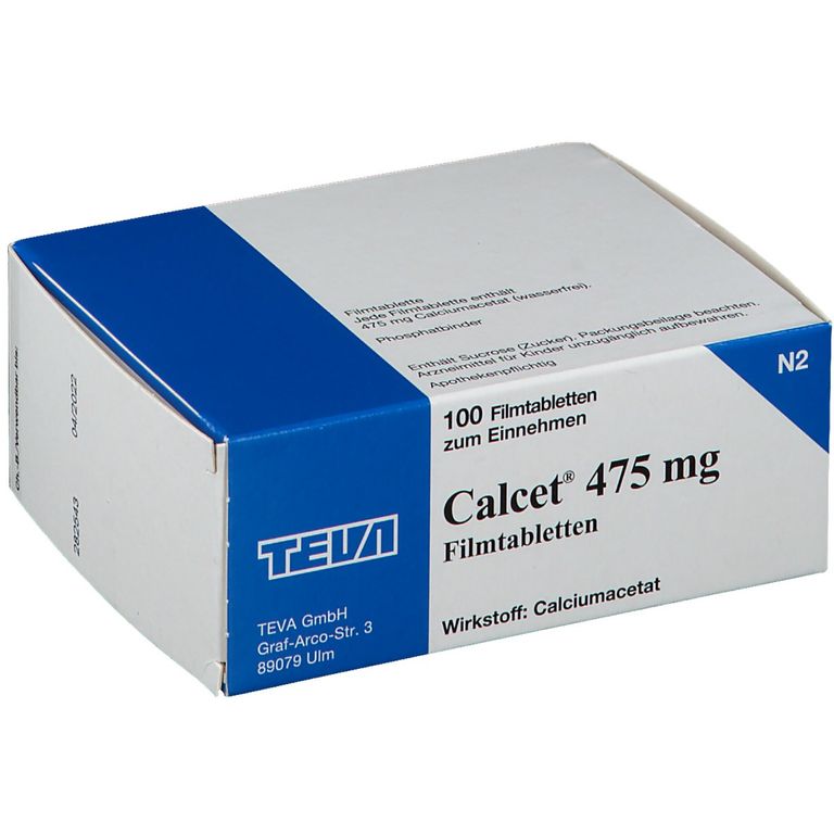 Calcet® 475 mg Filmtabletten 100 St - Shop Apotheke