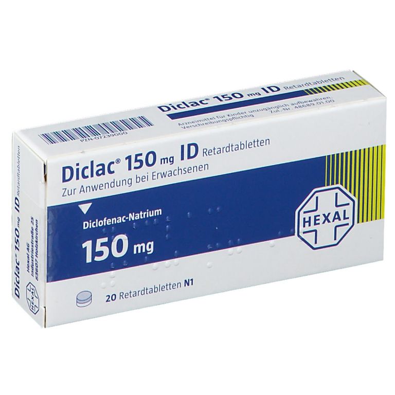 Diclac® 150 mg ID 20 St mit dem E-Rezept kaufen - Shop Apotheke