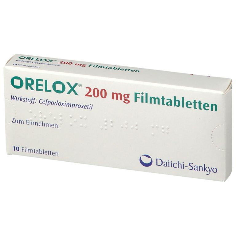 ORELOX® 200 mg 10 St mit dem E-Rezept kaufen - Shop Apotheke
