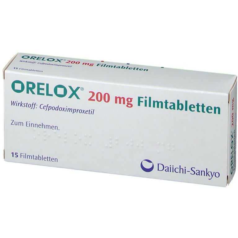 ORELOX® 200 mg 15 St mit dem E-Rezept kaufen - Shop Apotheke