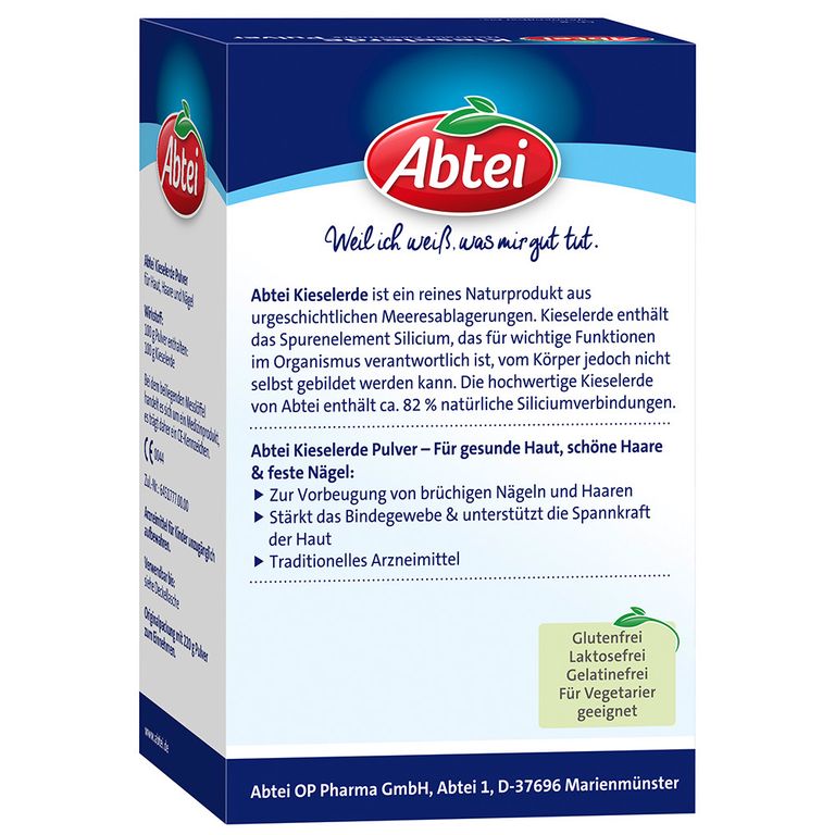 Abtei Kieselerde Pulver 220 g - Shop Apotheke