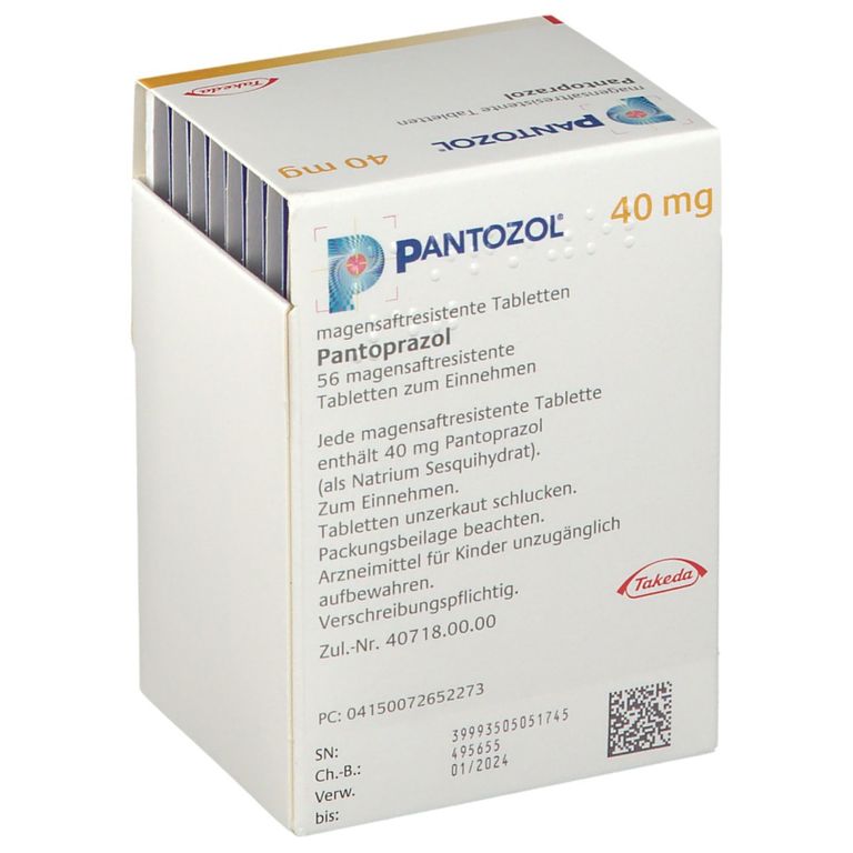 Pantozol® 40 mg 56 St mit dem E-Rezept kaufen - Shop Apotheke