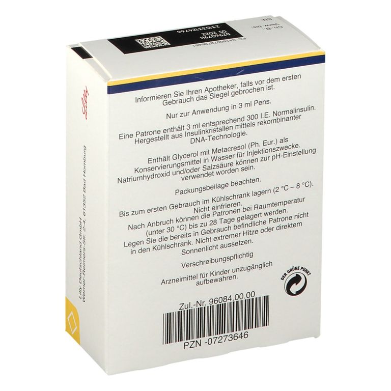 Huminsulin® Normal für Pen 3 ml 10x3 ml mit dem E-Rezept kaufen - Shop Apotheke
