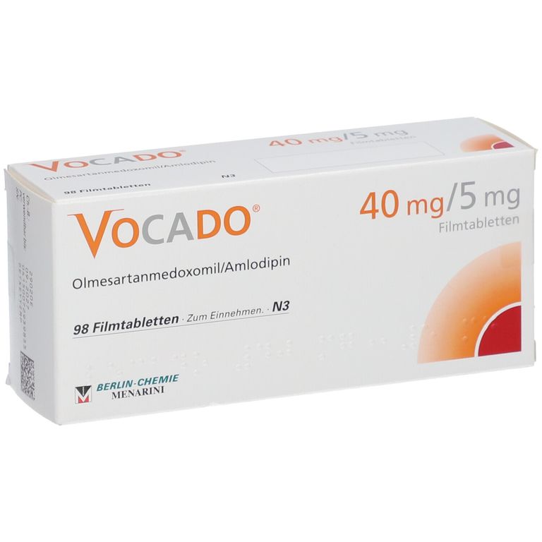 Vocado® 40 mg/5 mg 98 St mit dem E-Rezept kaufen - Shop Apotheke