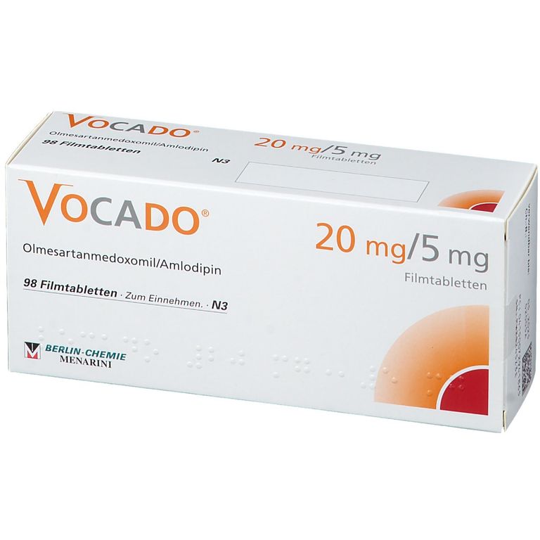Vocado® 20 mg/5 mg 98 St mit dem E-Rezept kaufen - Shop Apotheke